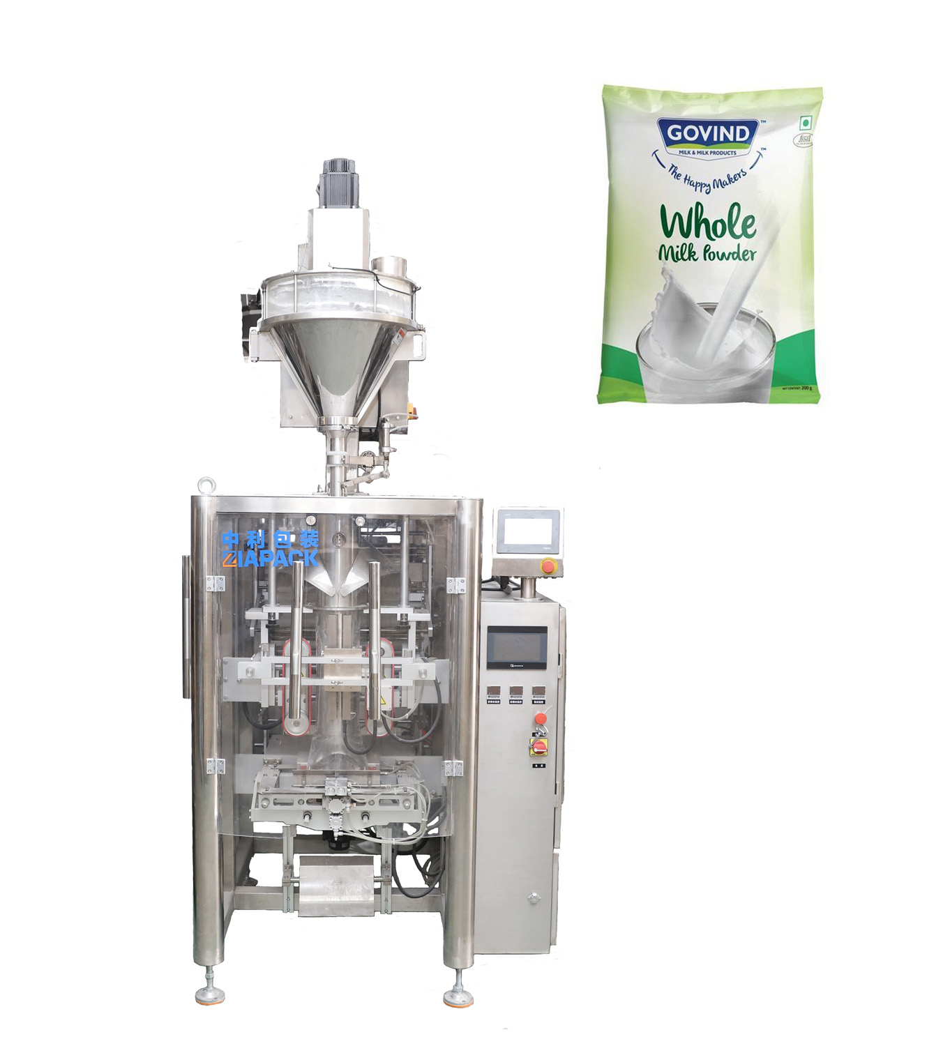 Mesin pengisi & penyegel bentuk bubuk sachet otomatis - IAPACK